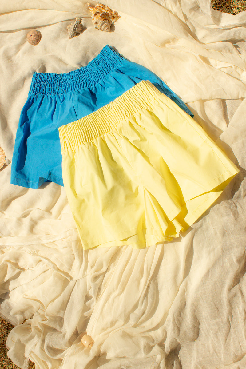 Crisp Ruched Top Colour Pop Shorts – Sugar + Style
